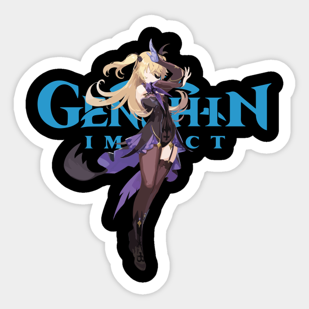 Genshin Impact Fischl - Genshin Impact - Sticker | TeePublic