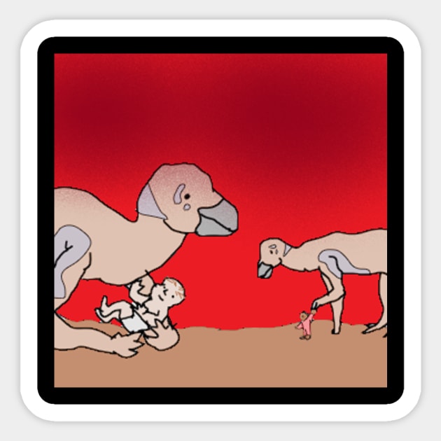 Good Mother Lizards - Dinosaur - Sticker | TeePublic