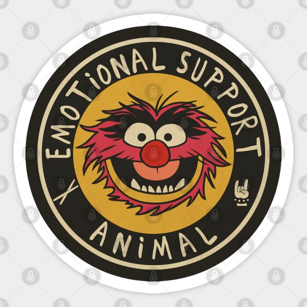 Emotional Support Animal - Emotional Support - Sticker | TeePublic