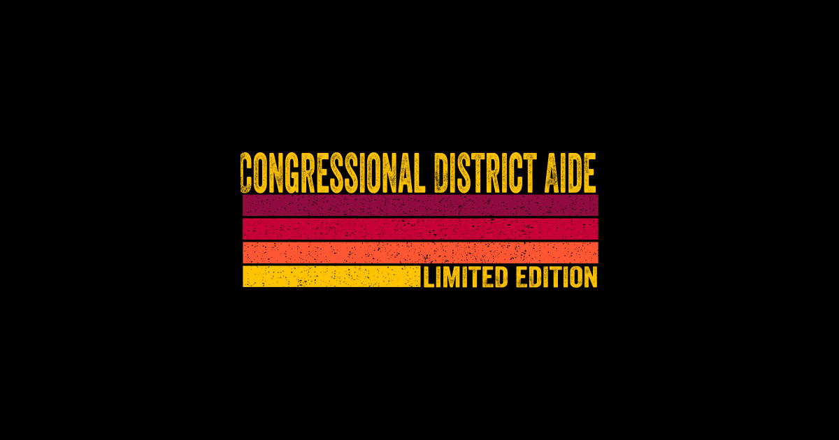 Congressional District Aide - Congressional District Aide - Sticker ...