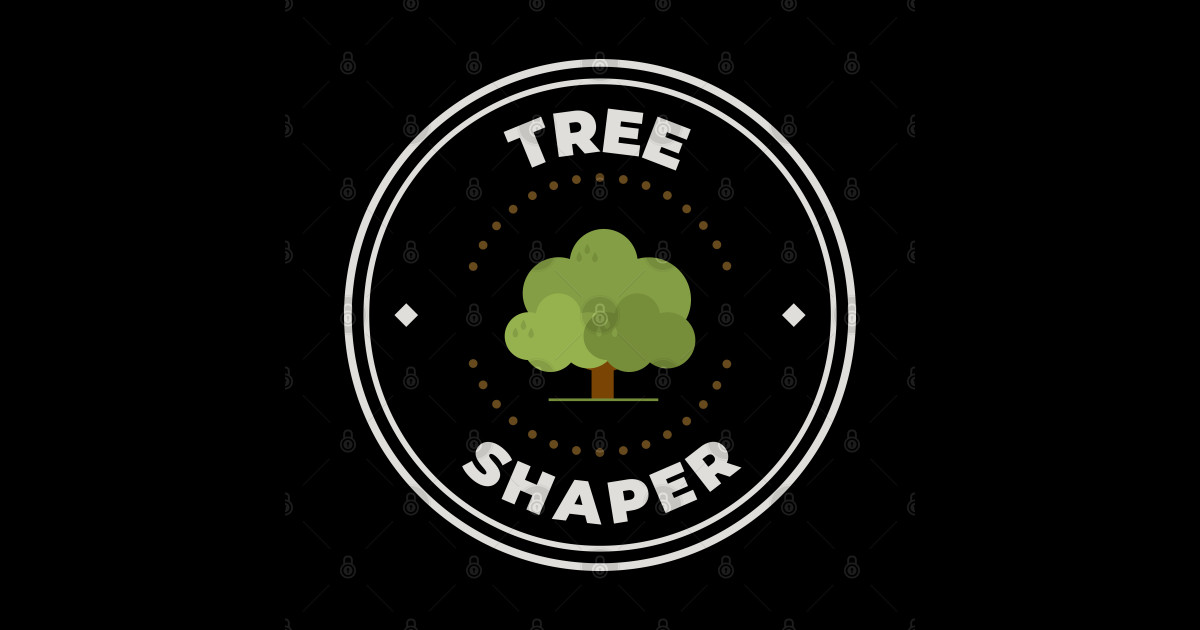 Tree shaper round logo - Tree Shaper - Posters and Art Prints | TeePublic