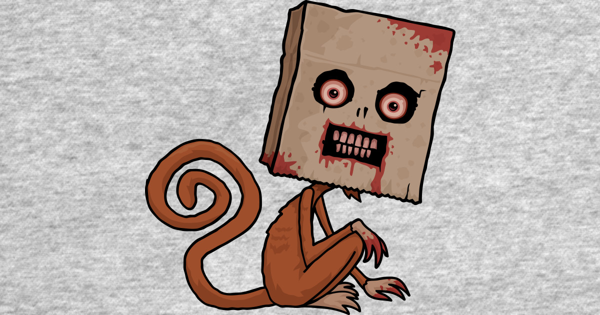 Psycho Sack Monkey - Monkey - Kids Hoodie | TeePublic