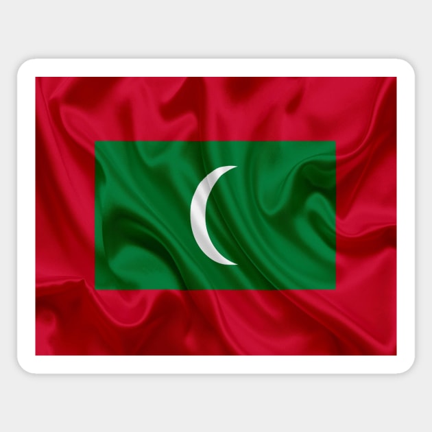 Maldives Flag - Maldives - Sticker | TeePublic