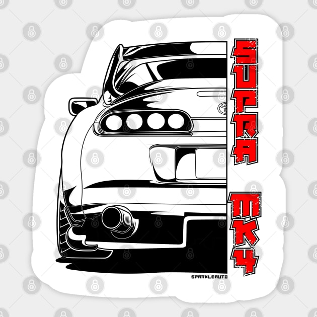 Supra MK4 Rear JDM Style - Jdm Supra - Sticker | TeePublic