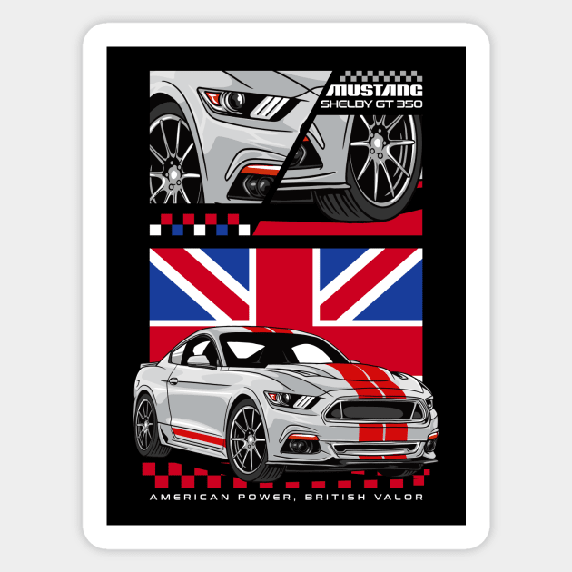 Iconic Mustang GT350 Car - Iconic Mustang Gt350 Car - Sticker | TeePublic