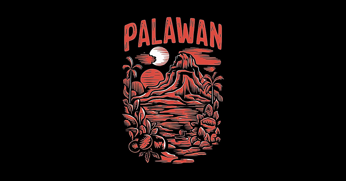 Palawan Island Philippines - Palawan - Sticker | TeePublic