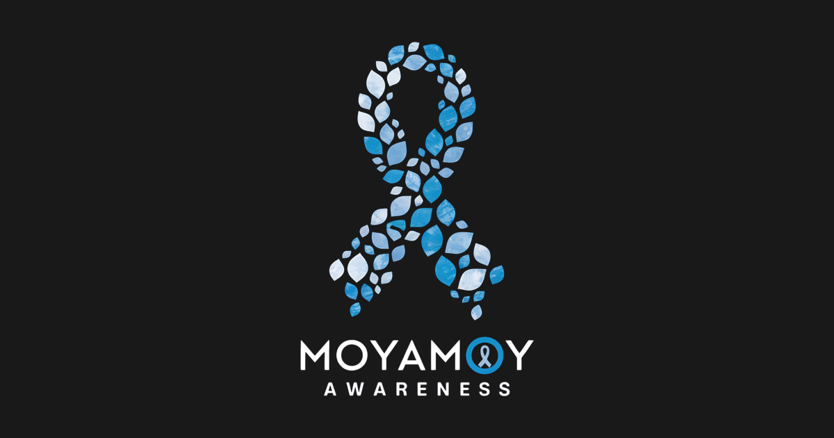 Moyamoya Disease Awareness Blue Ribbon Cerebrovascular - Moyamoya ...