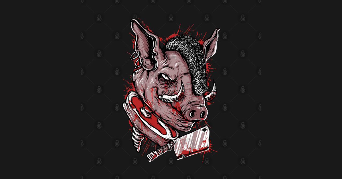 Pig Saw - Animal - T-Shirt | TeePublic