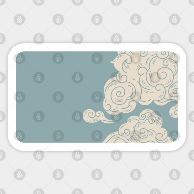 White Clouds Aesthetic - White Clouds - Sticker | TeePublic