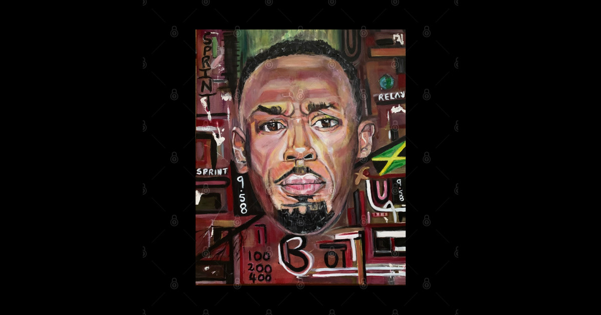 Usain Bolt, GOAT, Wall art - Usain Bolt Goat - Sticker | TeePublic