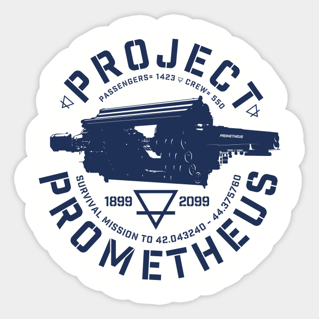 Project Prometheus - 1899 - Sticker | TeePublic