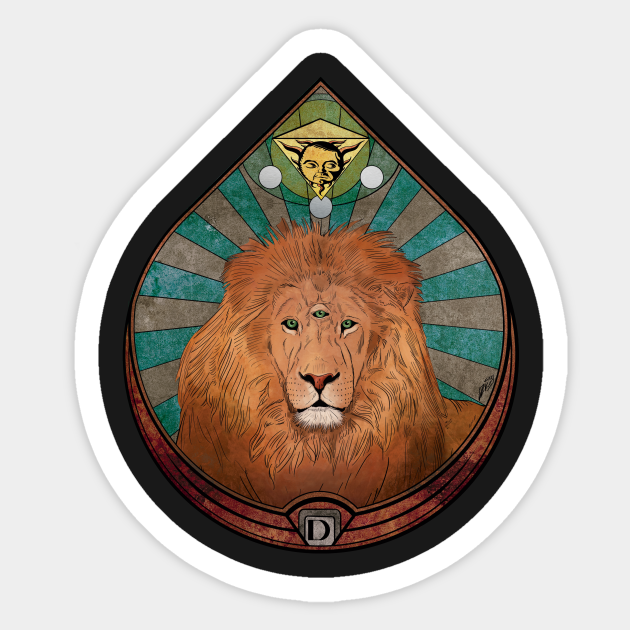 The All-seeing One - #5 Animal Hierarchy - Lion - Sticker | TeePublic