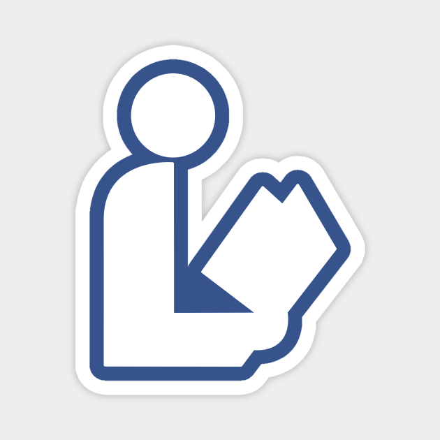 National Library Symbol - National Library - Magnet | TeePublic
