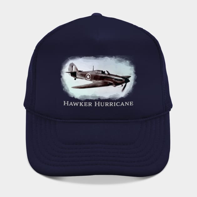 Hawker Hurricane - WW2 fighter plane - vintage warbird - Warbird - Hat ...