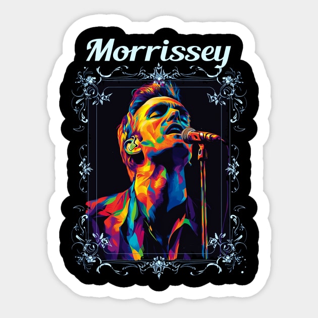 MORRISSEY MUSICIAN FAN ART - Morrissey Musician Fan Art - Sticker ...