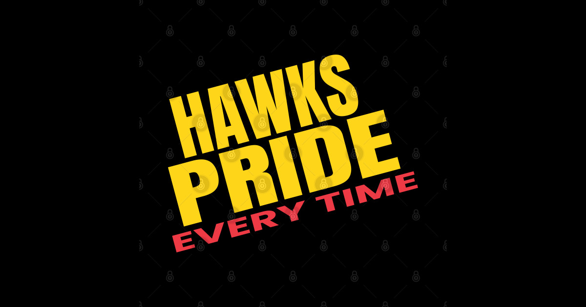 hawks pride everytime - Atlanta Hawks - Sticker | TeePublic