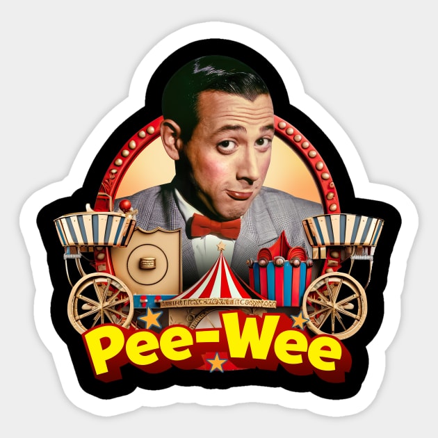 Pee Wee Herman - Pee Wee Herman - Sticker | TeePublic