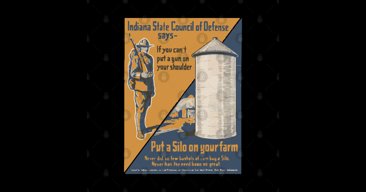 Army Propaganda Poster - World War I - First World War - Sticker ...