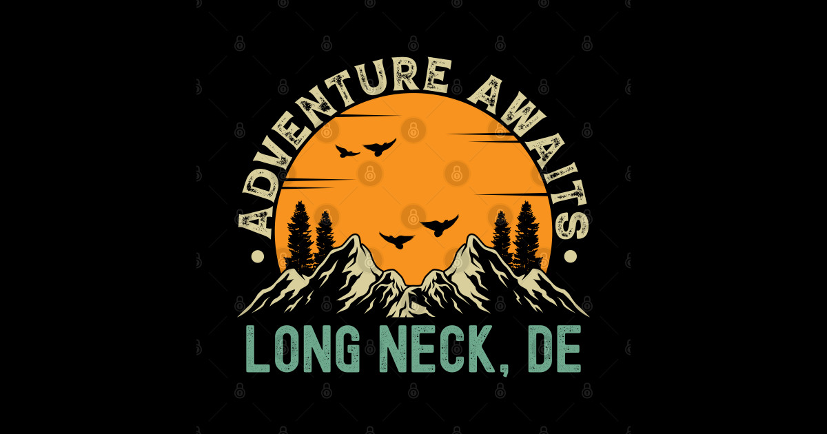 Long Neck, Delaware - Adventure Awaits - Long Neck, DE Vintage Sunset ...