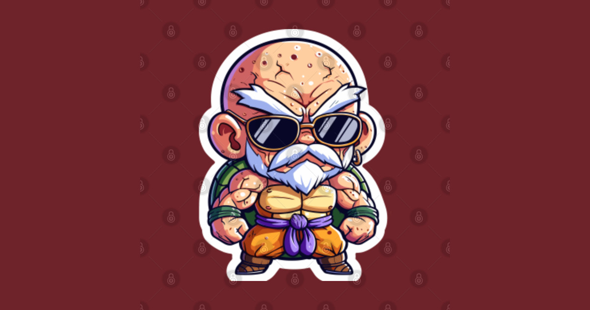 Cool Sensei: Chibi Master Roshi's Stylish Swagger - Master Roshi - T ...