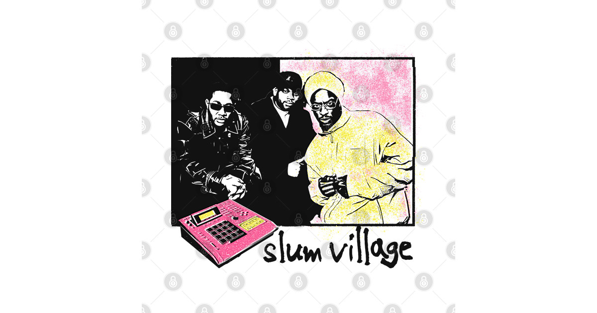 Slum Village • Original Retro Design - Slum Village - T-Shirt | TeePublic