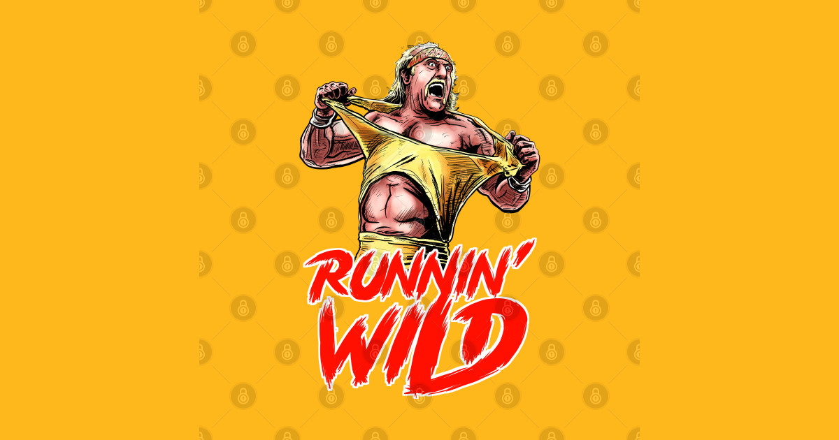 Runnin' Wild - Hulk Hogan - T-Shirt | TeePublic