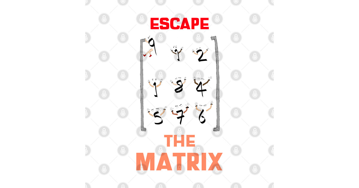 Escape the matrix - Motivational - T-Shirt | TeePublic