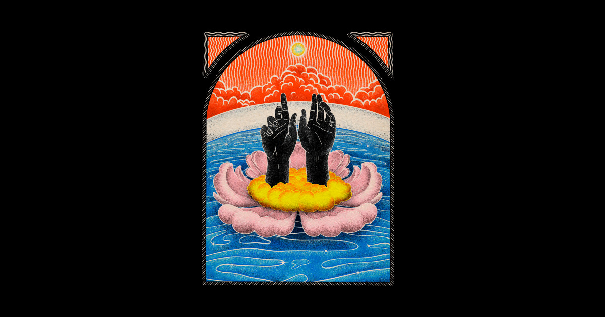 Genki Hands IV - Digital Illustration - Posters and Art Prints | TeePublic