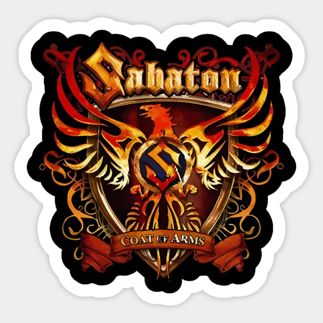 Goat of arms - Sabaton - Sticker | TeePublic
