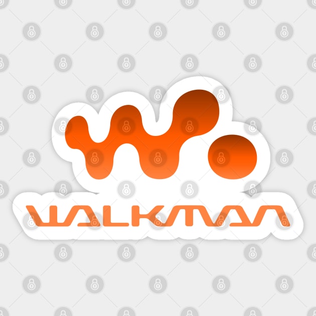 Vintage Walkman - Walkman - Sticker | TeePublic