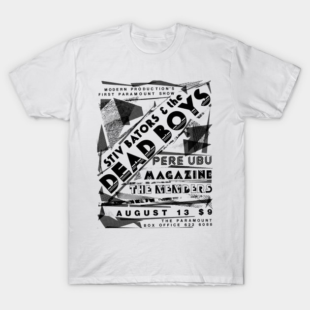 Stiv Bators & The Dead Boys / Pere Ubu / Magazine / The Members - Punk ...