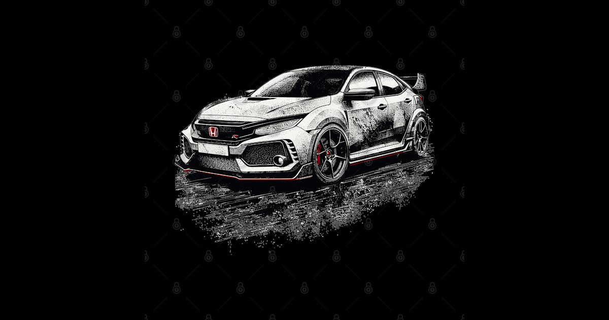 Honda Civic Type R - Honda Civic - Sticker | TeePublic