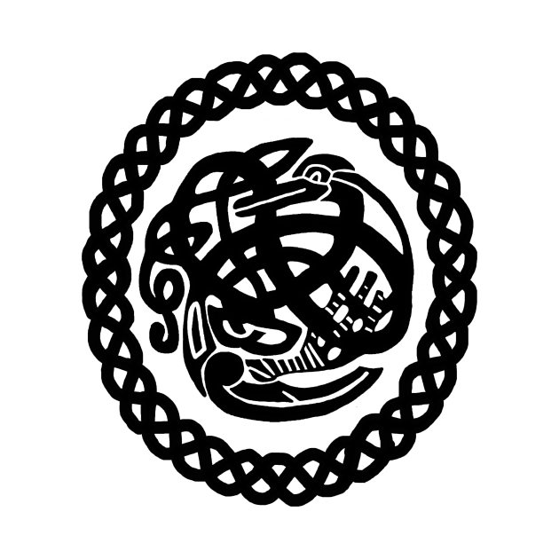 Celtic Knot Bird - Celtic Knot - Tapestry | TeePublic