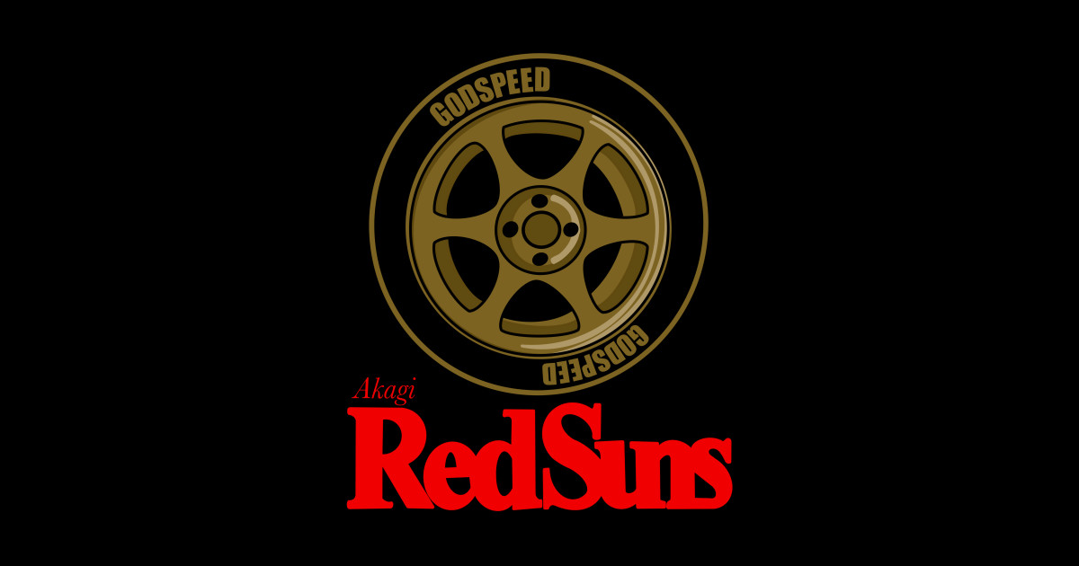 Redsuns - Pocket Logo - Initial D - Sticker | TeePublic