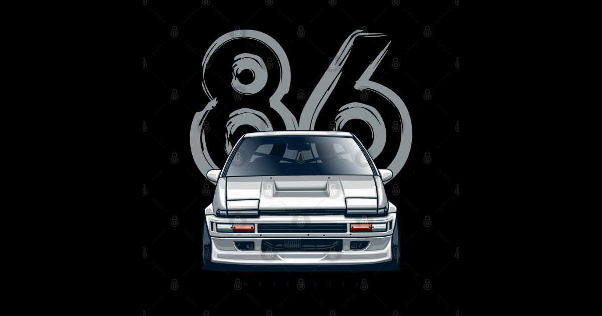 AE86 Sprinter Trueno - Toyota - Sticker | TeePublic
