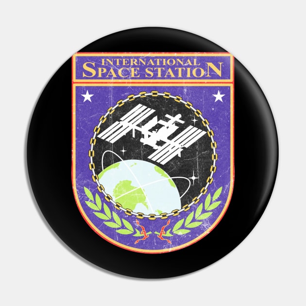 International Space Station Vintage Logo - International Space Station ...