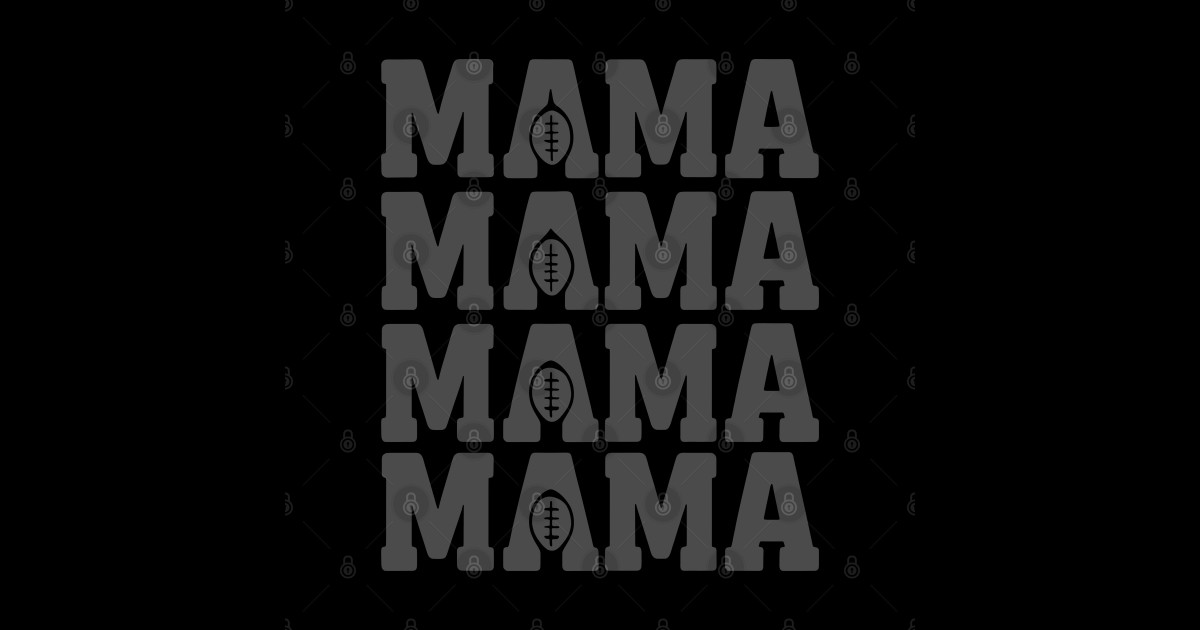 MAMA Stack Text – Retro Bold Typography - Mama - Sticker | TeePublic