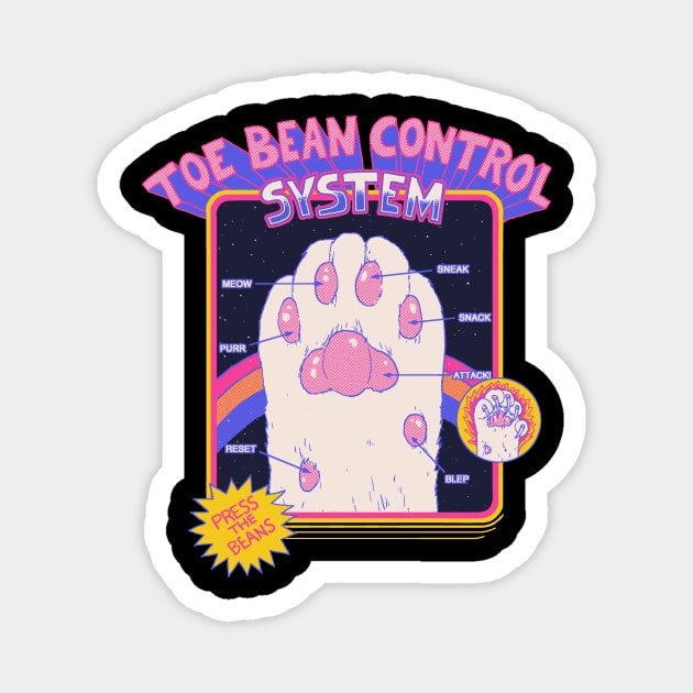 Toe Bean Control System - Toe Beans - Magnet | TeePublic