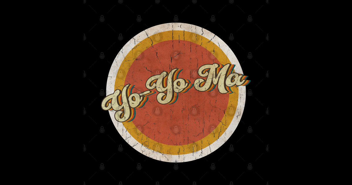 circle vintage Yo-Yo Ma - Yo Yo Ma - Sticker | TeePublic