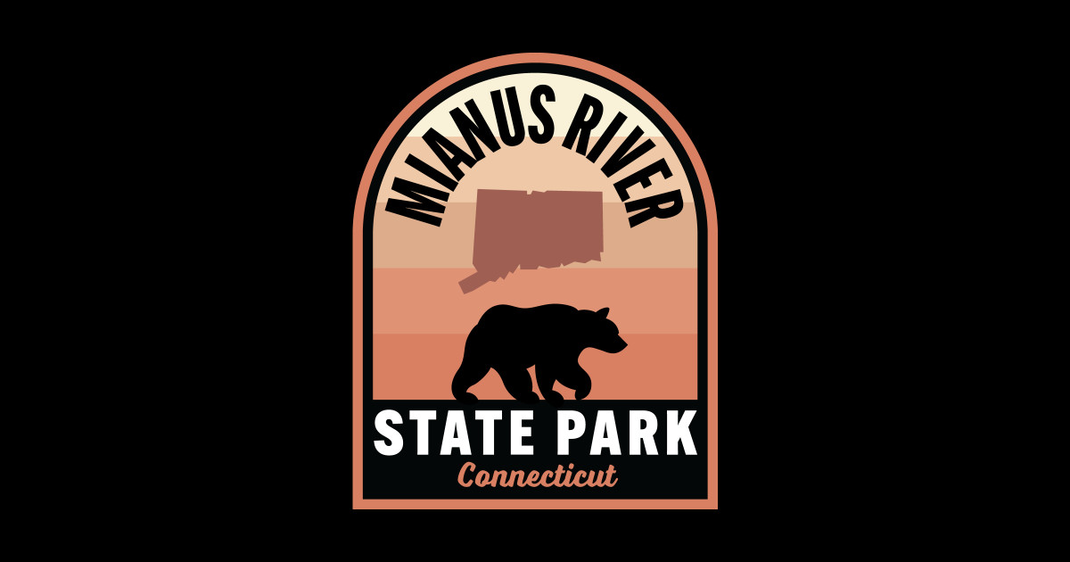Mianus River State Park CT Bear - Mianus River State Park - Sticker ...