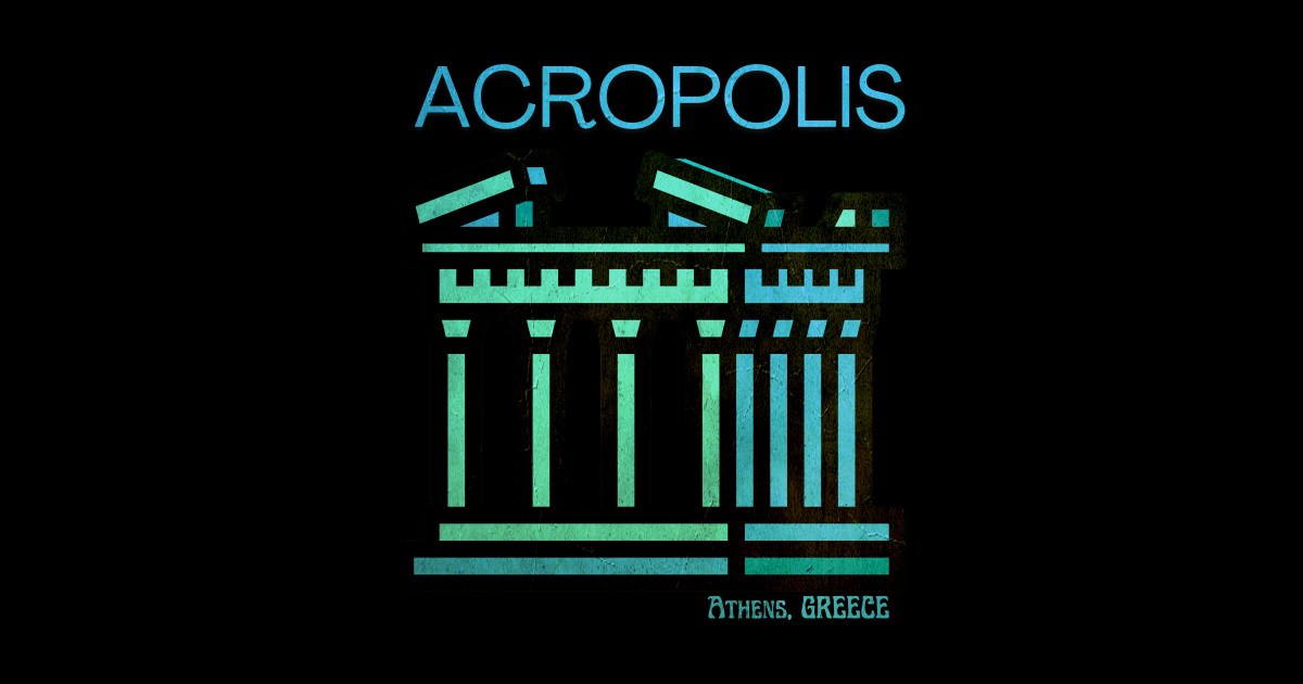 Acropolis - Acropolis - Sticker | TeePublic