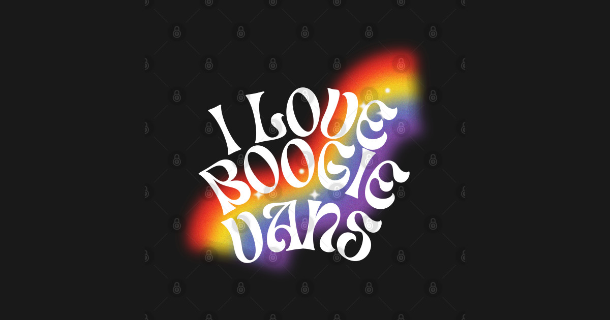 Rainbow Boogie - Boogie Van - T-Shirt | TeePublic