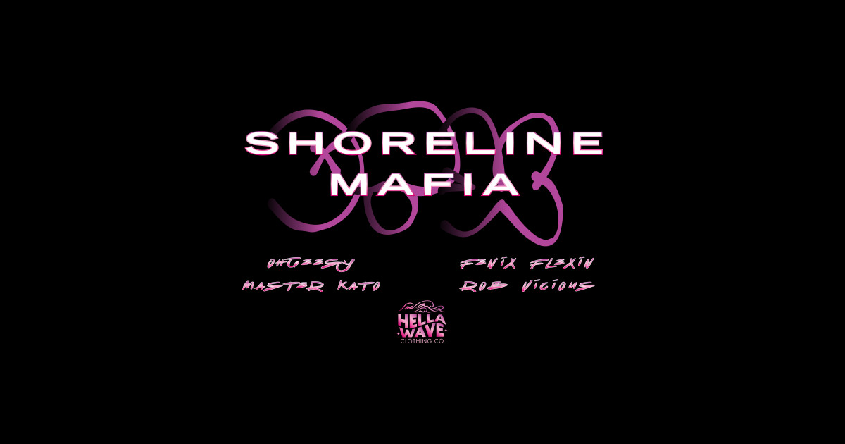 Shoreline Mafia OTX Graffiti Group - Shoreline - Sticker | TeePublic