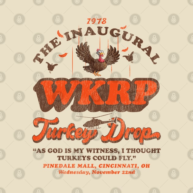 The Inaugural WKRP Turkey Drop '78 Worn Lts - Wkrp Thanksgiving Turkey ...