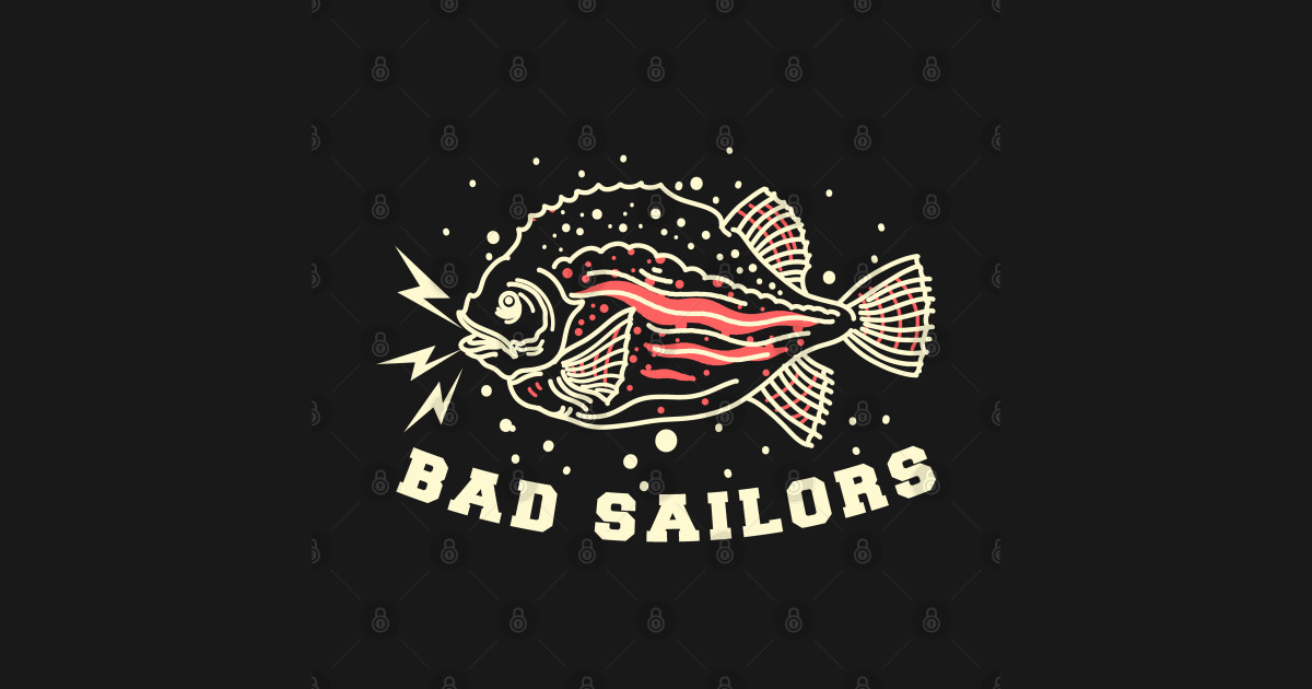bad sailor fugu - Oldschool - T-Shirt | TeePublic