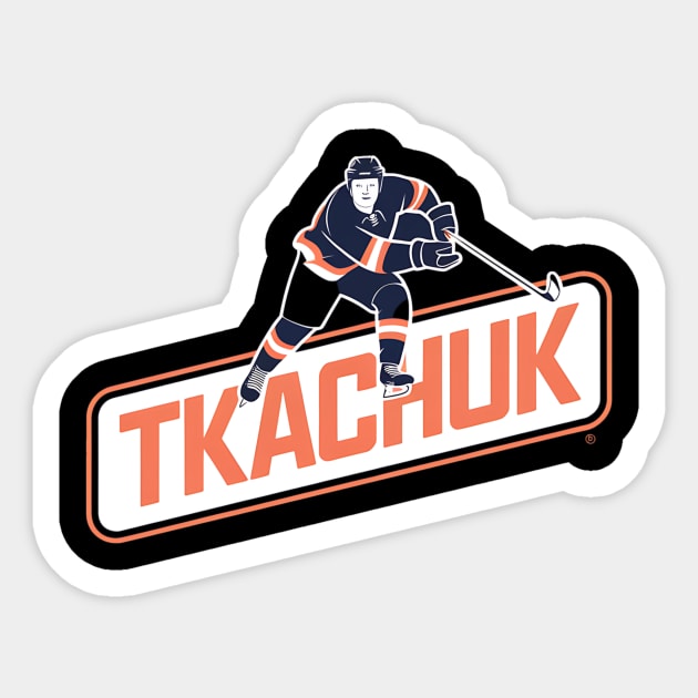 Matthew Tkachuk Hockey Design - Matthew Tkachuk Hockey Design - Sticker ...