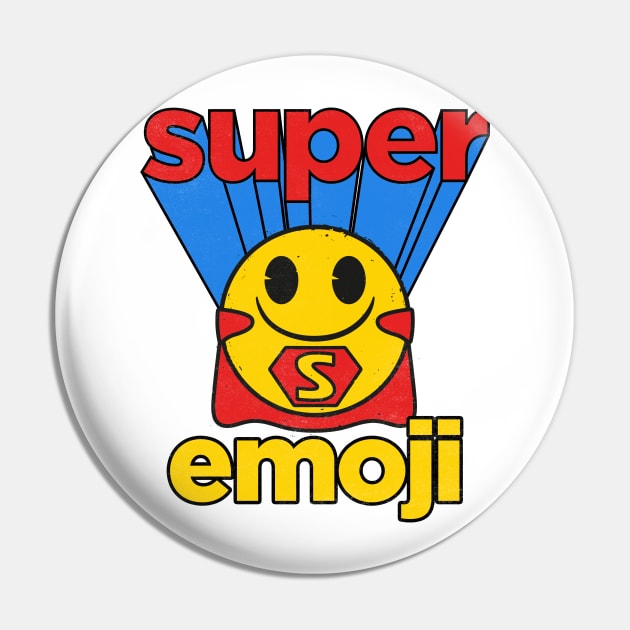 Emoji - Super Emoji - Emoji Company - Pin | TeePublic