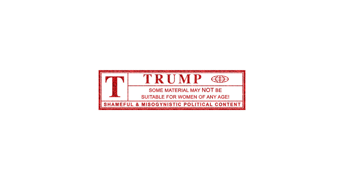 donald trump warning label - Donald Trump Parody - T-Shirt | TeePublic