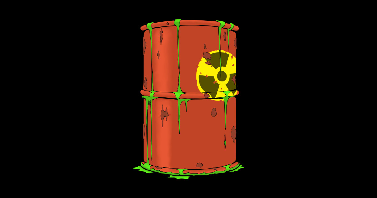Nuclear Barrel - Toxic Waste - Sticker | TeePublic