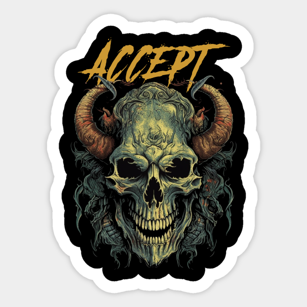 ACCEPT BAND - Accept Band - Sticker | TeePublic